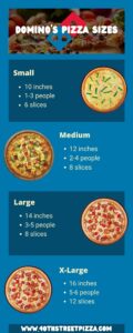 Domino's Pizza Sizes - From Personal to Extra Large - 40th Street Pizza